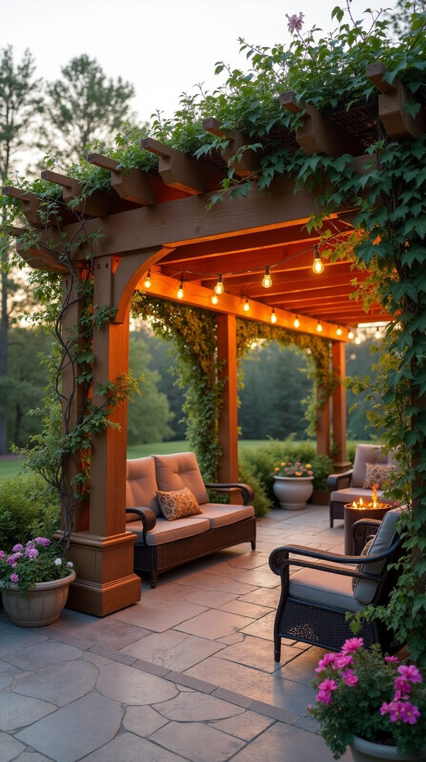 14 Charming Patio Pergola Ideas for Charming Outdoor Spaces