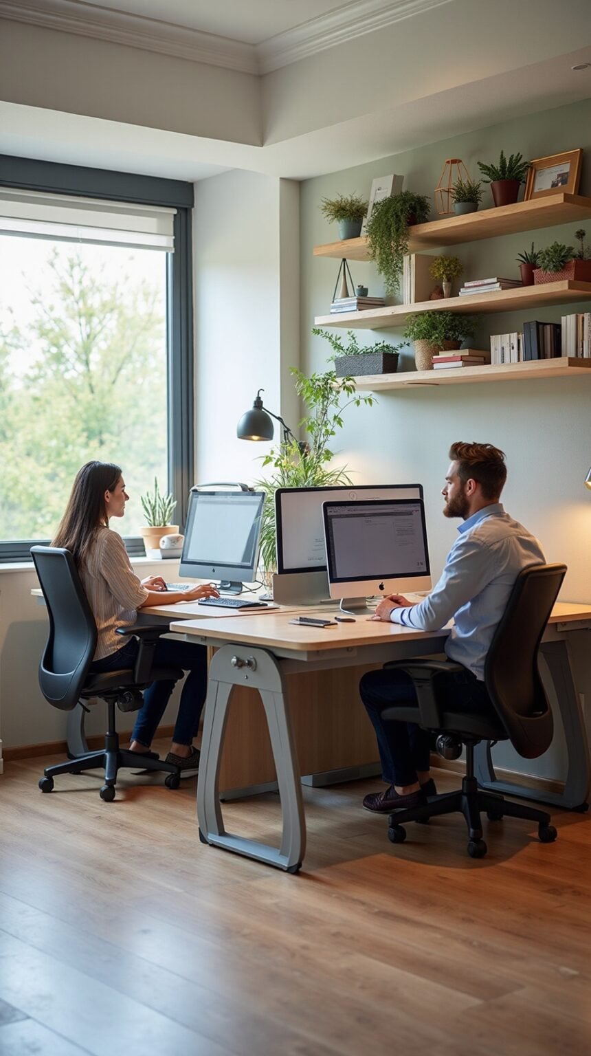 15 Two Person Home Office Ideas for Perfect Teamwork