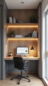 14 Narrow Home Office Ideas That Make Every Inch Count