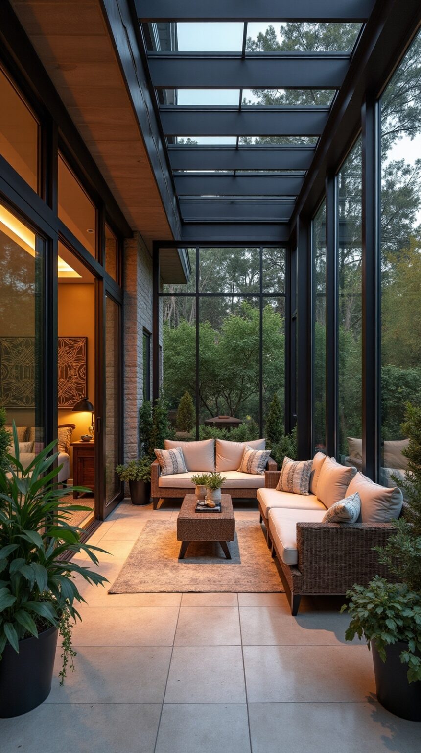 16 Enclosed Patio Ideas for Year-Round Comfort