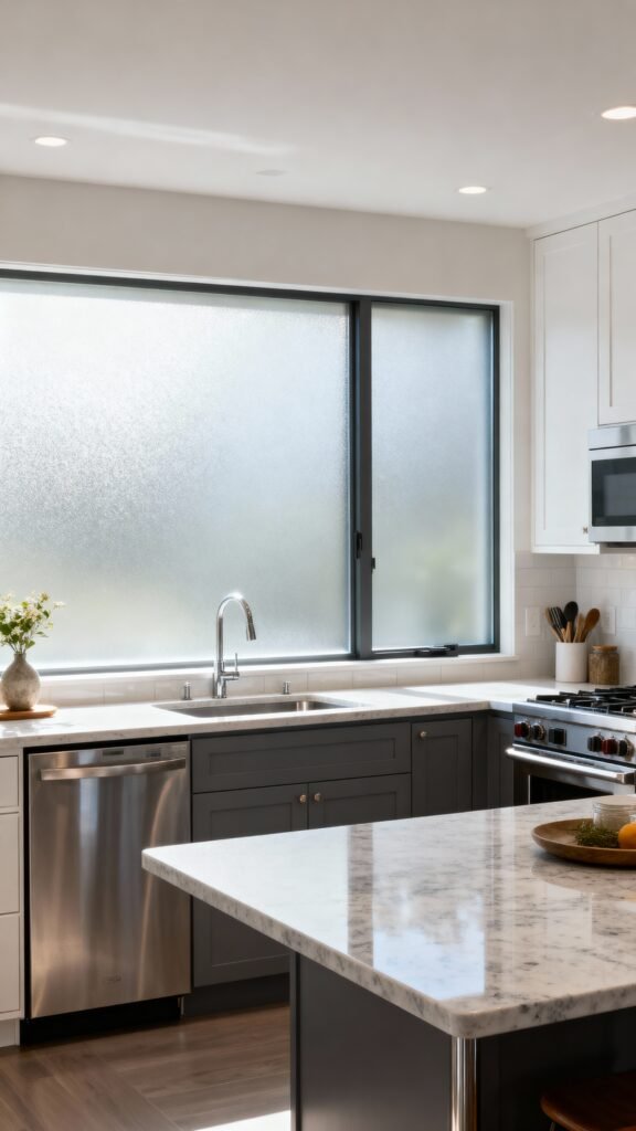 12 Practical Kitchen Window Privacy Ideas Without Blocking Light