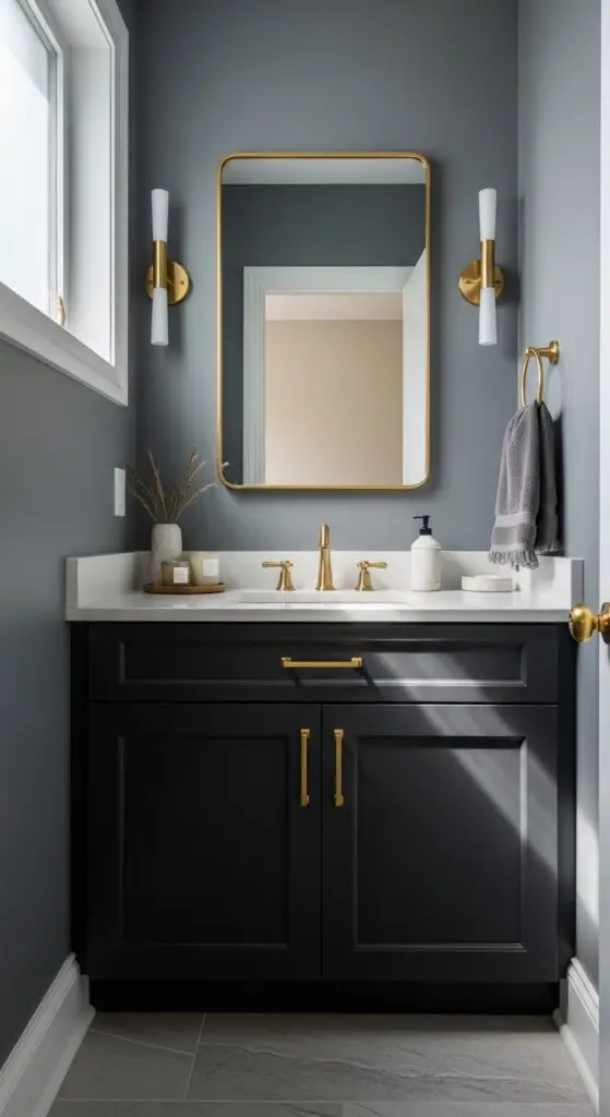 15 Black Half Bathroom Ideas That Feel Bold and Sophisticated – Life ...